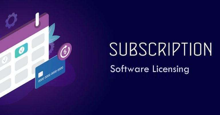 Software Licensing: Subscription Trend | TheSweetBits