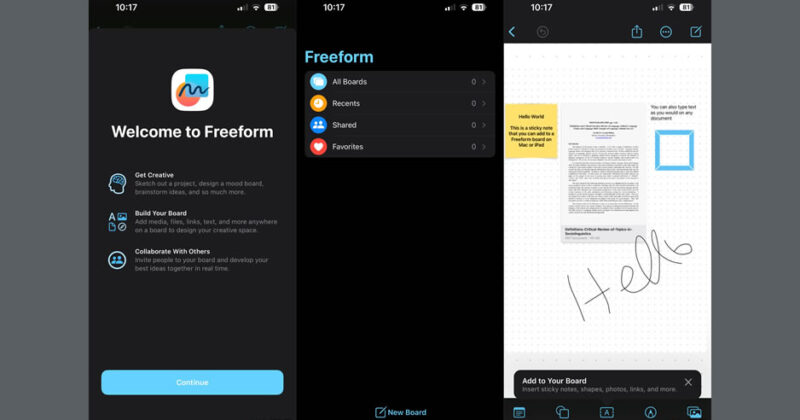 Freeform for iPad, iPhone, and Mac - A Quick Review | TheSweetBits