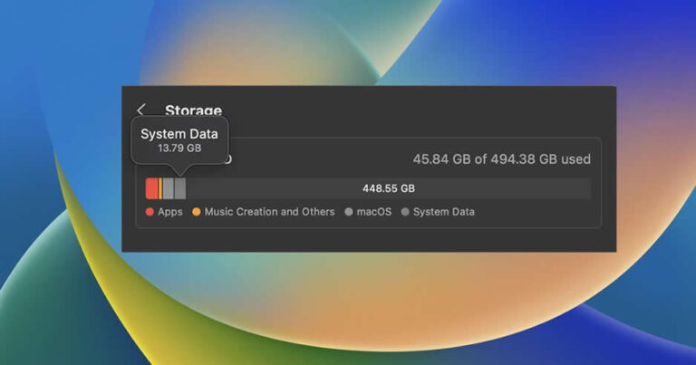 How to Clear System Data Storage on Mac | TheSweetBits