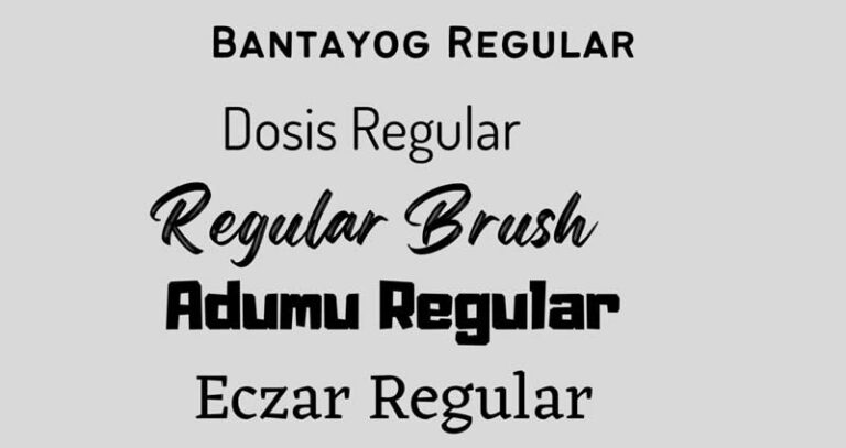 A Collection of Best Free Canva Fonts | TheSweetBits