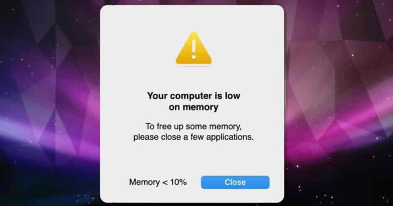 Running Out of Application Memory on Mac? Fix? | TheSweetBits