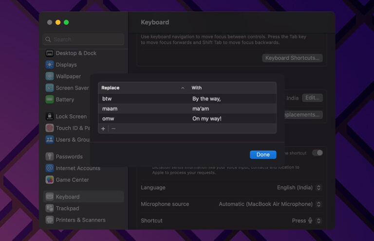 macOS Text Replacement: How to Use It and Fix If It's Not Working | TheSweetBits
