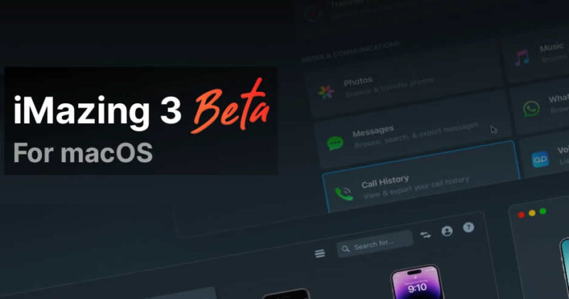 iMazing 3 Is on the Horizon: Mac Beta Unveiled | TheSweetBits