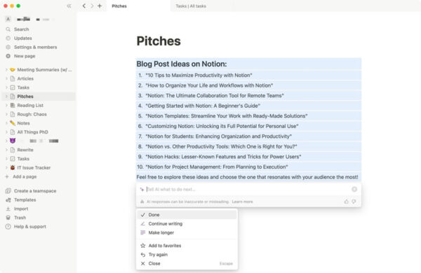 Notion AI: A Smarter Way to Work | TheSweetBits