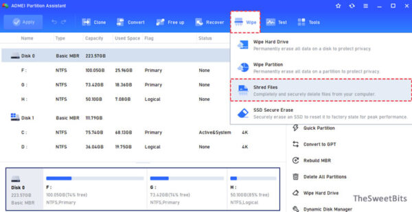 EaseUS Partition Master vs. AOMEI Partition Assistant | TheSweetBits