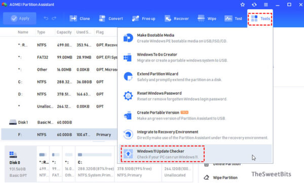 EaseUS Partition Master vs. AOMEI Partition Assistant | TheSweetBits